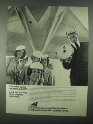 1967 Avco Corporation Ad - Our Wheel Saved Airline | eBay