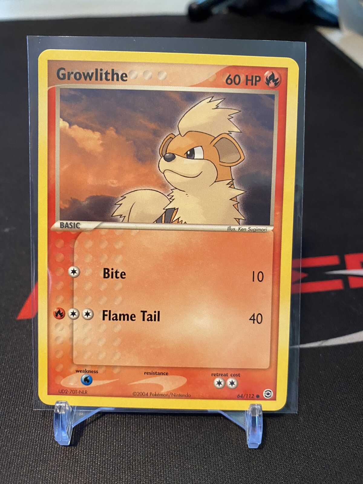 Growlithe 64/112 EX Fire Red & Leaf Green 2004 Non Holo Pokemon Card NM ...