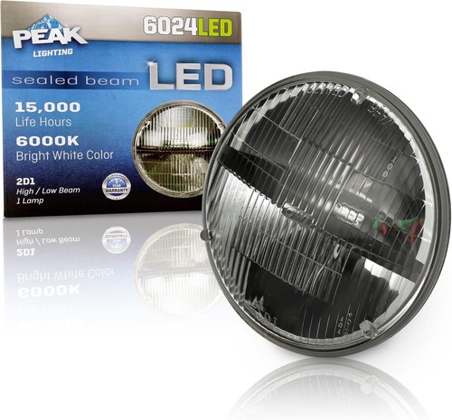 PEAK H6024 Sealed Beam 6000K LED Headlight 2D1 | eBay