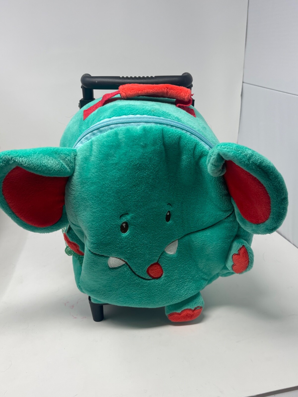 Kid's Plush Convertible 2-in-1 Rolling Suitcase Backpack Stuffed Animal ...
