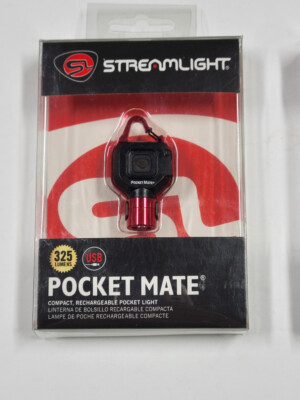 73301 STREAMLIGHT POCKET MATE® USB 325 LUMEN POCKET LIGHT - RED - BRAND ...