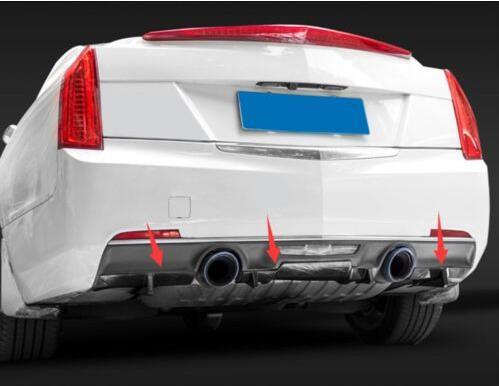 ABS Rear Bumper Diffuser Lip Spoiler Factory 2014-18 For Cadillac ATS ...