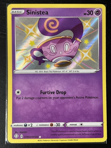 Sinistea - SV052/SV122 - Shining Fates - Shiny Vault - Pokémon TCG Card ...