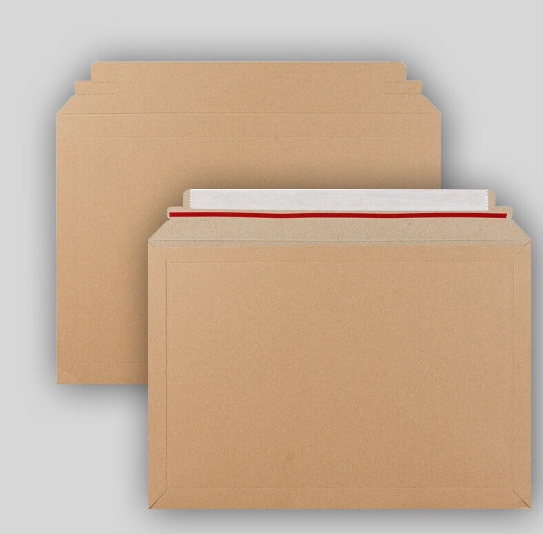 20 x 334mm L x 234mm W 20 x RIGID ENVELOPES MAILERS A4 BOOKS DVD'S ...