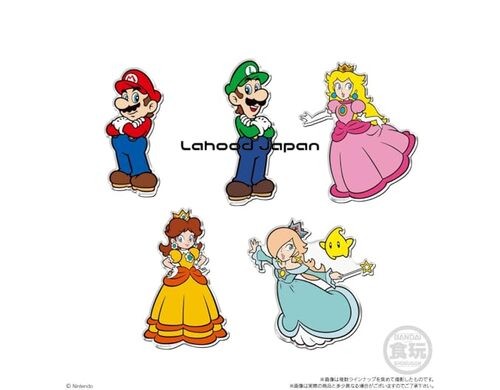 BANDAI Super Mario Character Magnets 2 14-Piece Box Candy Toy | eBay
