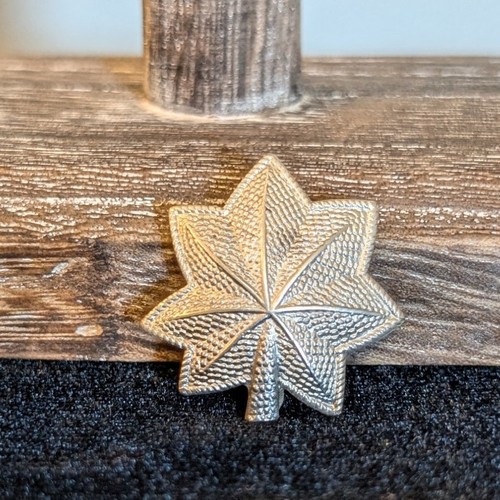 WW2 US Army Military Lt Lieutenant Colonel Sterling Collar Rank ...