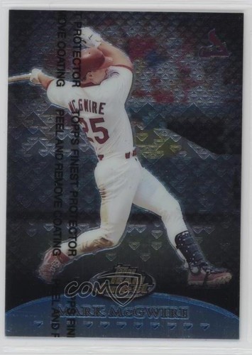 1999 Topps Finest Team Finest Blue /1500 Mark McGwire #TF2 | eBay
