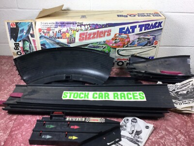 Vintage Mattel SIZZLERS Fat Track Big O Race Car Set Track Pieces 6009 ...