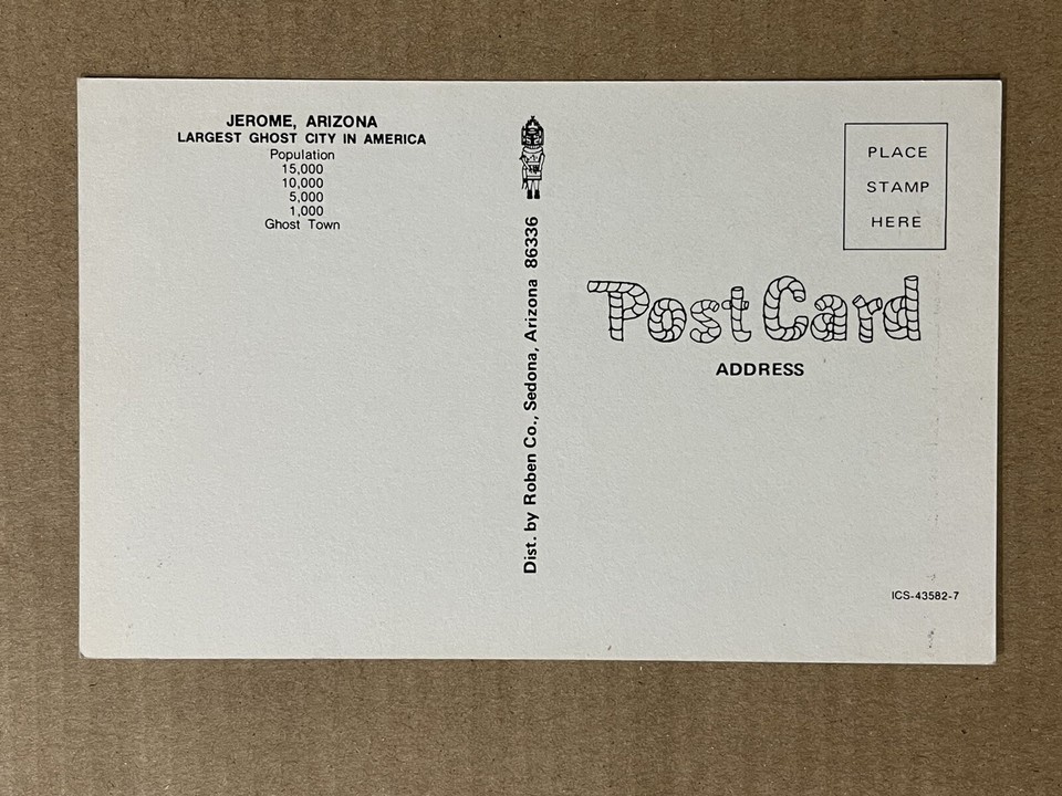 Postcard Jerome AZ Arizona Ghost Town Street View Vintage PC | eBay