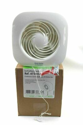 Vent Axia Lo-Carbon Revive 4" 100mm Continuous Running Extractor Fan ...