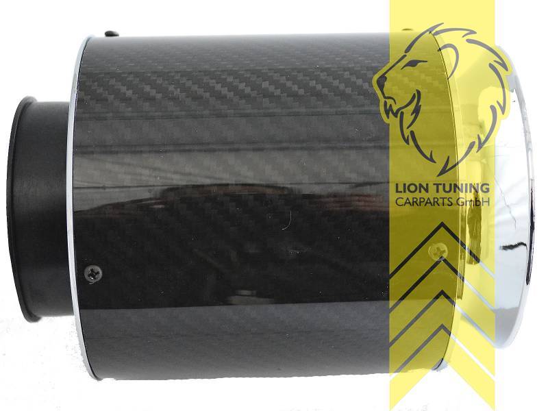 Sportluftfilter Airbox offener Luftfilter Pilz Universal Carbon für ...