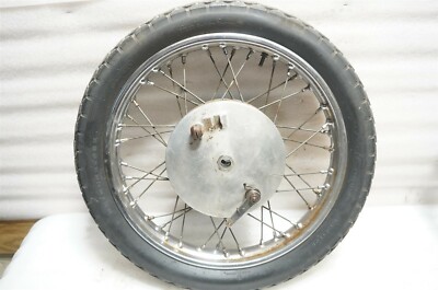 TRIUMPH PRE UNIT EARLY UNIT 500 FRONT WHEEL ASSEMBLY 18' /VBFL/ | eBay