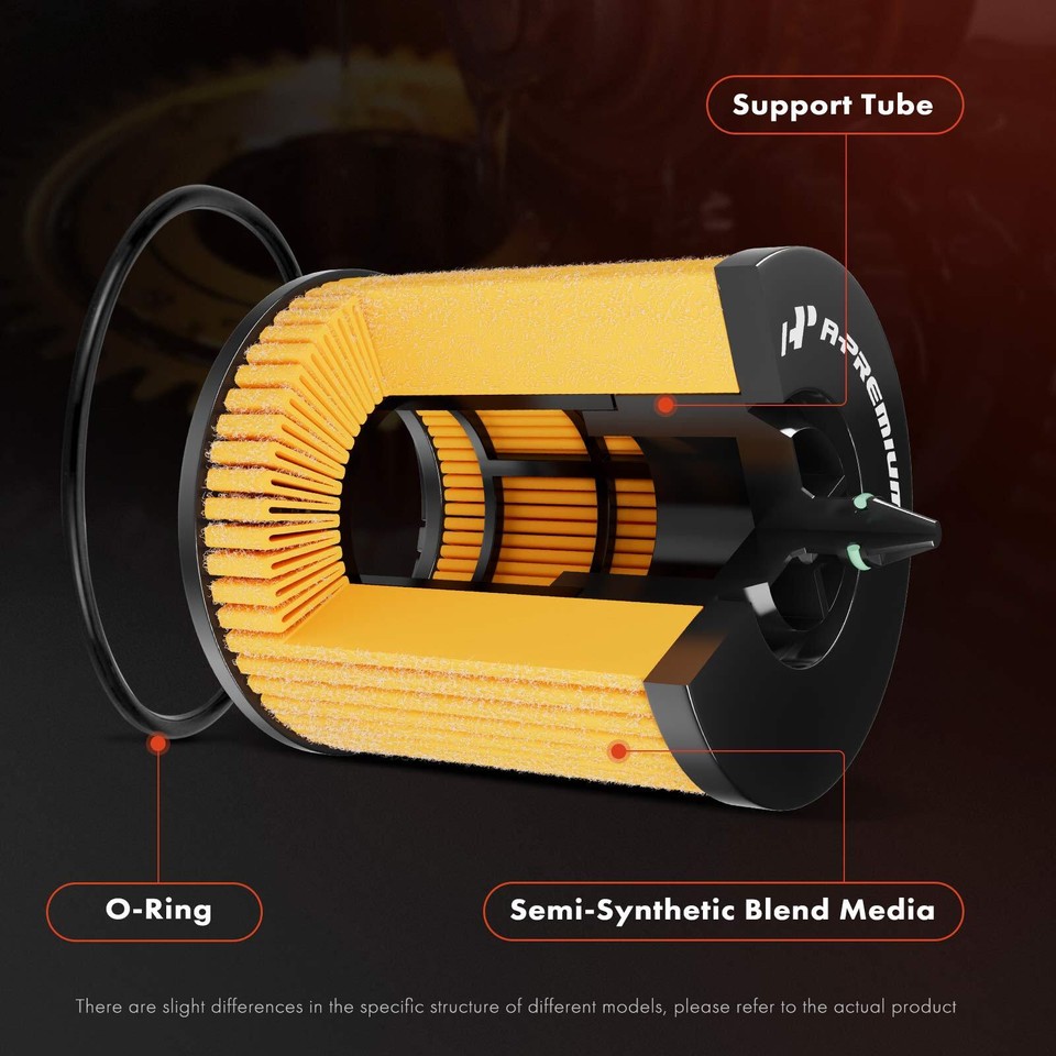 2x Engine Oil Filter for Dodge Dart Fiat 500 500L 500X 10K Miles ...