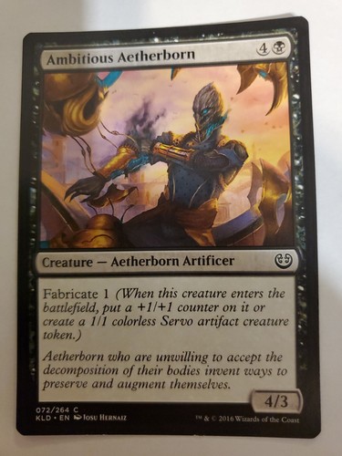 MTG Magic The Gathering Card Ambitious Aetherborn Creature Aetherborn ...