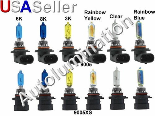 9005 9005XS P20d HB3A 65W 100W Halogen Headlight Fog Light Bulbs 3K 6K ...