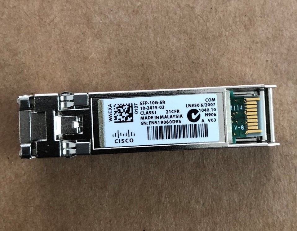 Cisco SFP-10G-SR SFP+ Module Cisco 10GBase-SR Cisco 10-2415-03 SFP+ Mod ...