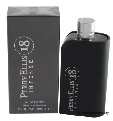 Perry Ellis 18 Intense By Perry Ellis 3.4oz/100ml Edt Spray For Men New ...