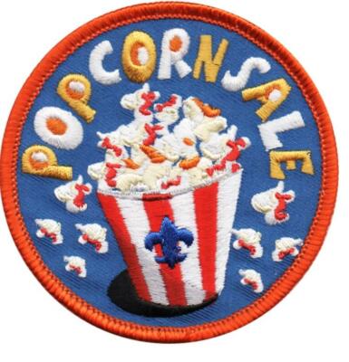 Boy Scouts of America BSA 3 inch POPCORN SELLING SALES Activity Patches ...