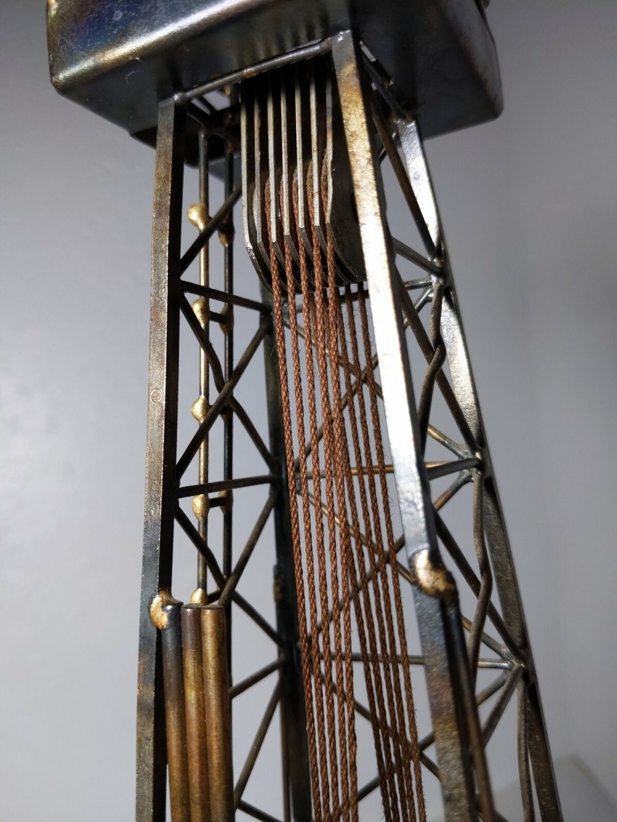 Oil Derrick Sculpture Vintage Mid Century Oil Derrick Rig Museum Art