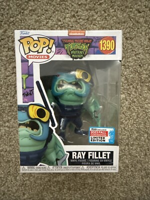 Funko Pop! Teenage Mutant Ninja Turtles Ray Fillet #1390 2023 NYCC | eBay