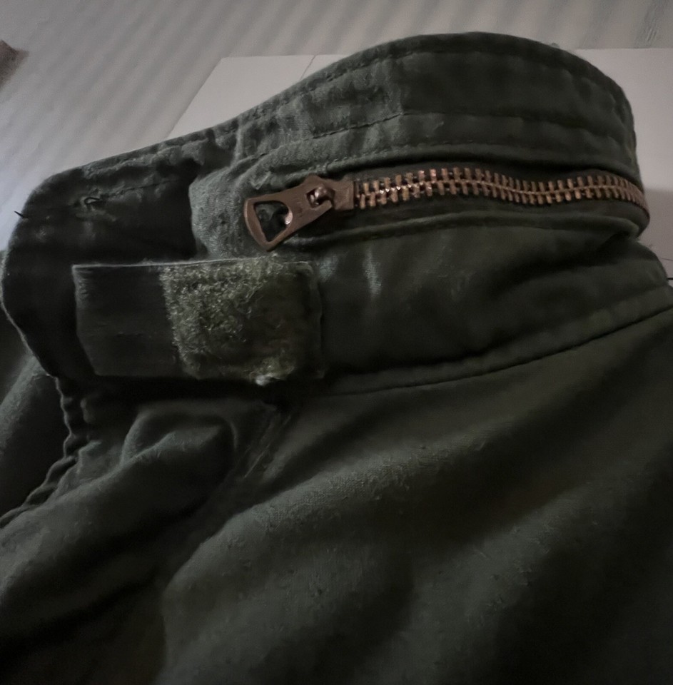 Vtg. US Military Cold Weather Man’s Field Jacket OG-107 Medium w/ Liner ...