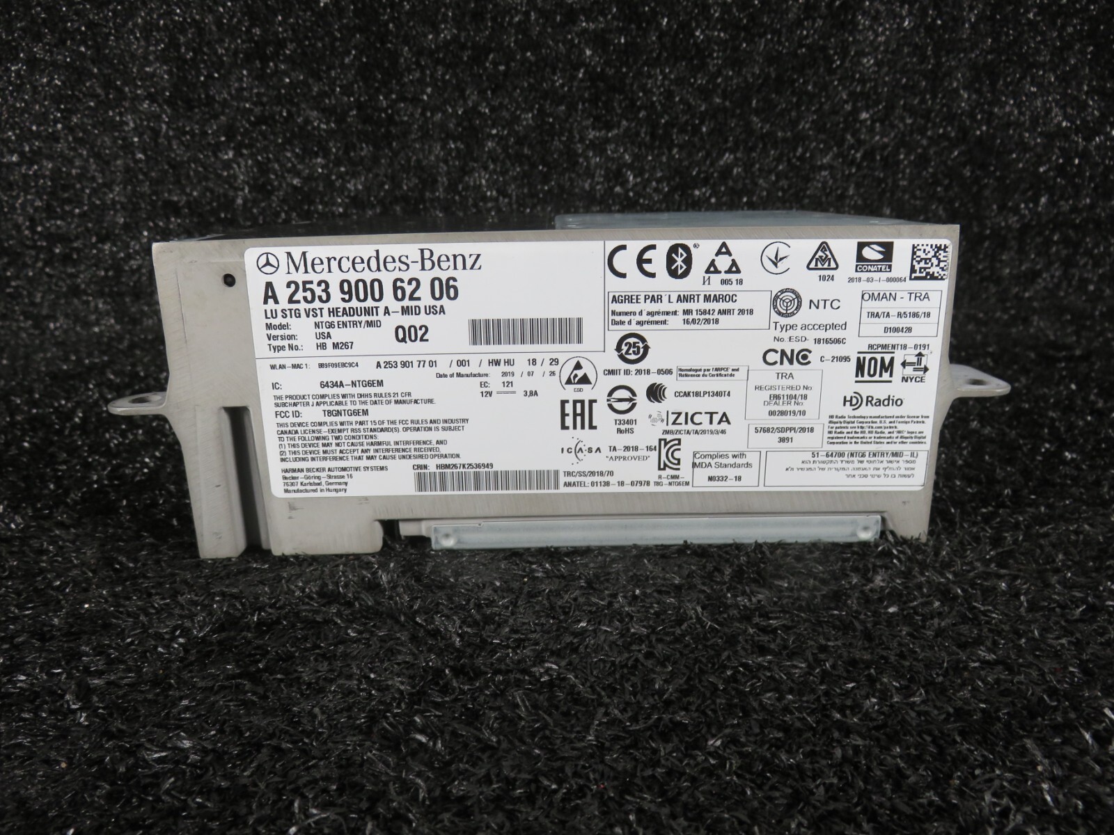 Mercedes GLC300 Radio Receiver Navigation Head Unit (NTG6) 2020 ...