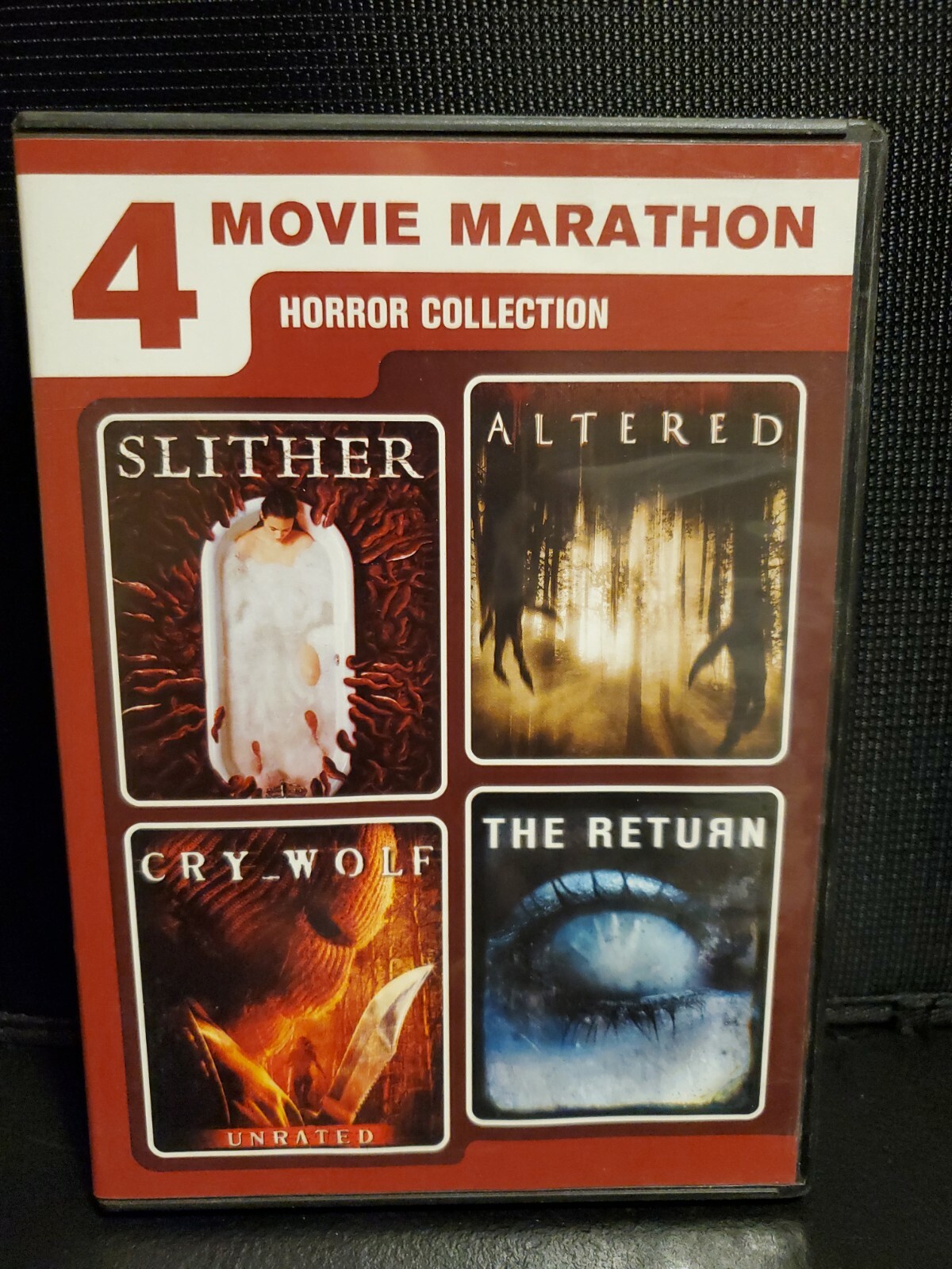 4 Movie Marathon: Horror Collection (DVD, 2011, 2-Disc Set) 25192112874 ...