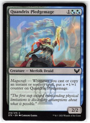 Quandrix Pledgemage *PLAYSET* Magic MtG x4 Strixhaven | eBay