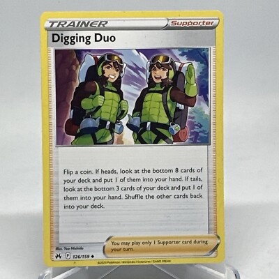 Digging Duo 126/159 Uncommon Crown Zenith Pokemon Card Near Mint | eBay ...