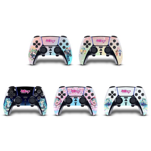 OFFICIAL HATSUNE MIKU GRAPHICS VINYL SKIN FOR SONY PS5 DUALSENSE EDGE ...
