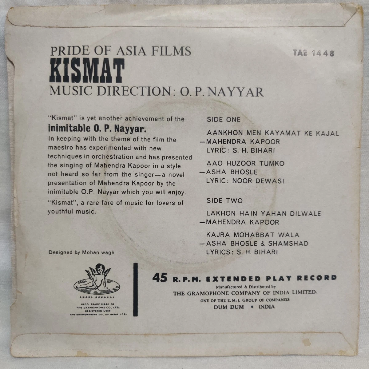 Kismat 1968 Film
