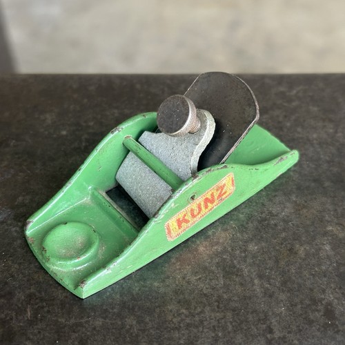 Vintage Kunz Finger Plane, Original Label, Mini Block Plane ...