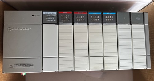 allen bradley slc 1747-A7 Slot Rack /SLC 5 /02 CPU / Input/Output ...