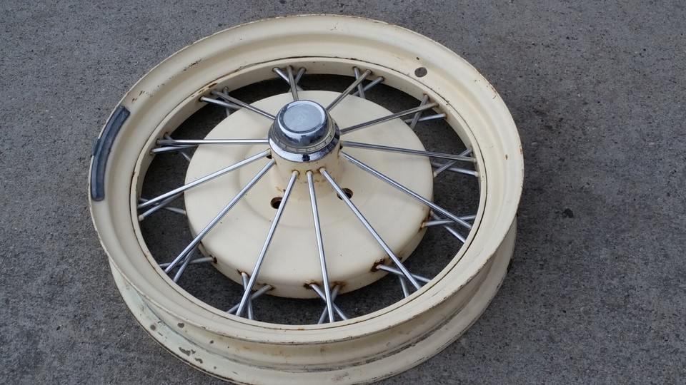 1979-1980 Ford Model A Wire Spoke Wheel 4 Lug Rim Shay Replica ...