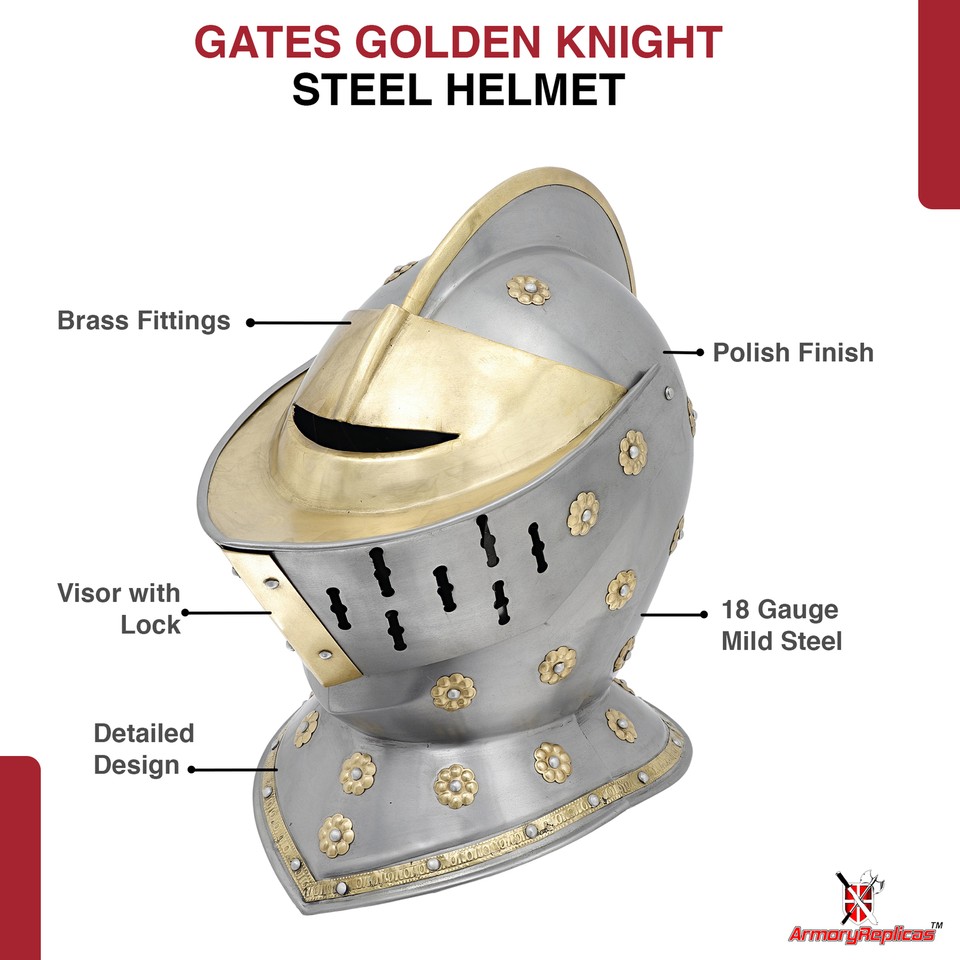 Medieval Great Bucket Helm Knights 20G Steel Templar Crusader Helmet | eBay