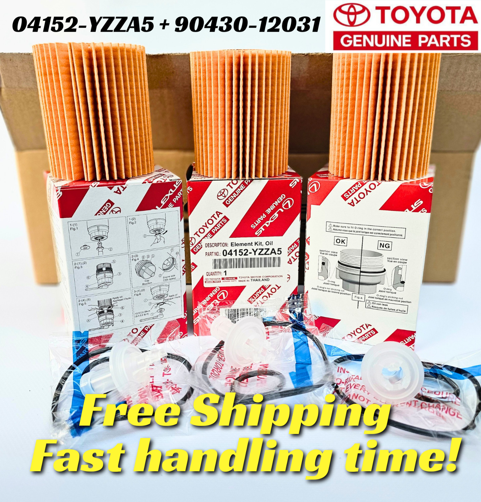 TOYOTA 04152-YZZA5 - cross reference oil filters | oilfilter ...