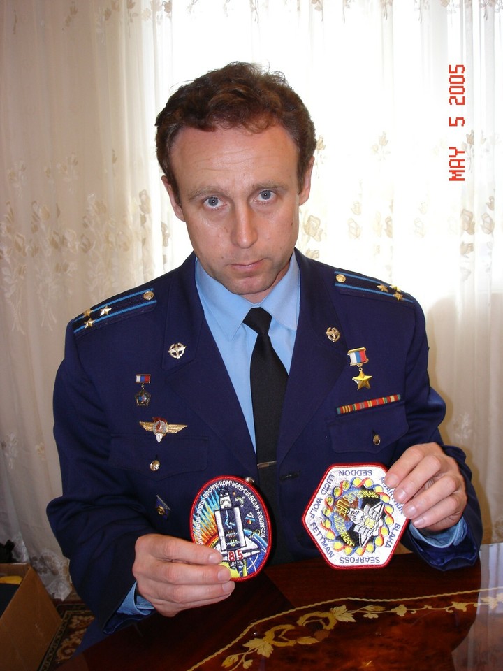 STS-85 NASA patch Flown on Soyuz TMA-1/ISS/Soyuz TM-34 | eBay