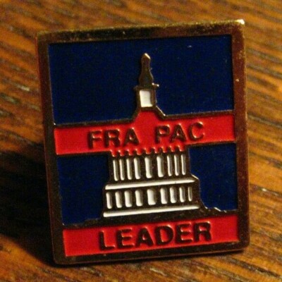 FRA PAC Leader Lapel Pin - Vintage Washington DC Political Action ...