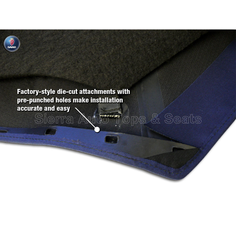 Saab 9-3 Convertible Top 2004-2011 in Blue Twillfast II Cloth, No ...