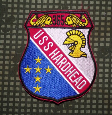 US Navy USS Hardhead SS 365 Submarine Embroidered Full Color Patch | eBay