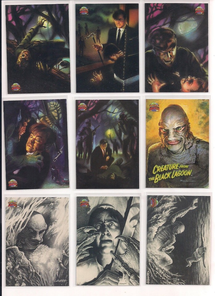 1991 Universal Monsters Trading Cards U You Pick / Choose From List ...
