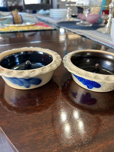 Vintage Delavan Stoneware Pottery Apple Baking Dish Set of 2 Made in ...