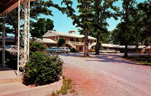 1950's Murray Plaza Court Kentucky Lake Motel Cars Vintage Postcard P35 ...
