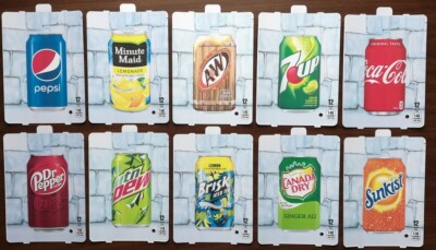 (10) DIXIE NARCO 501E & 276HVV SODA VENDING MACHINE 12oz CAN VEND LABEL ...