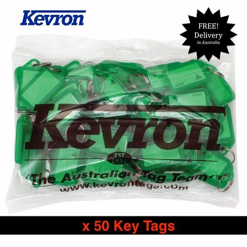Green Plastic Key Tags-Bag Of 50 -FREE POST | eBay Australia