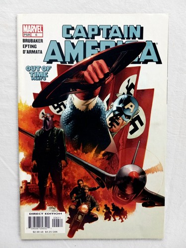 Captain America #6 - 2005 1st Appearance of Bucky Barnes Winter Soldier ...
