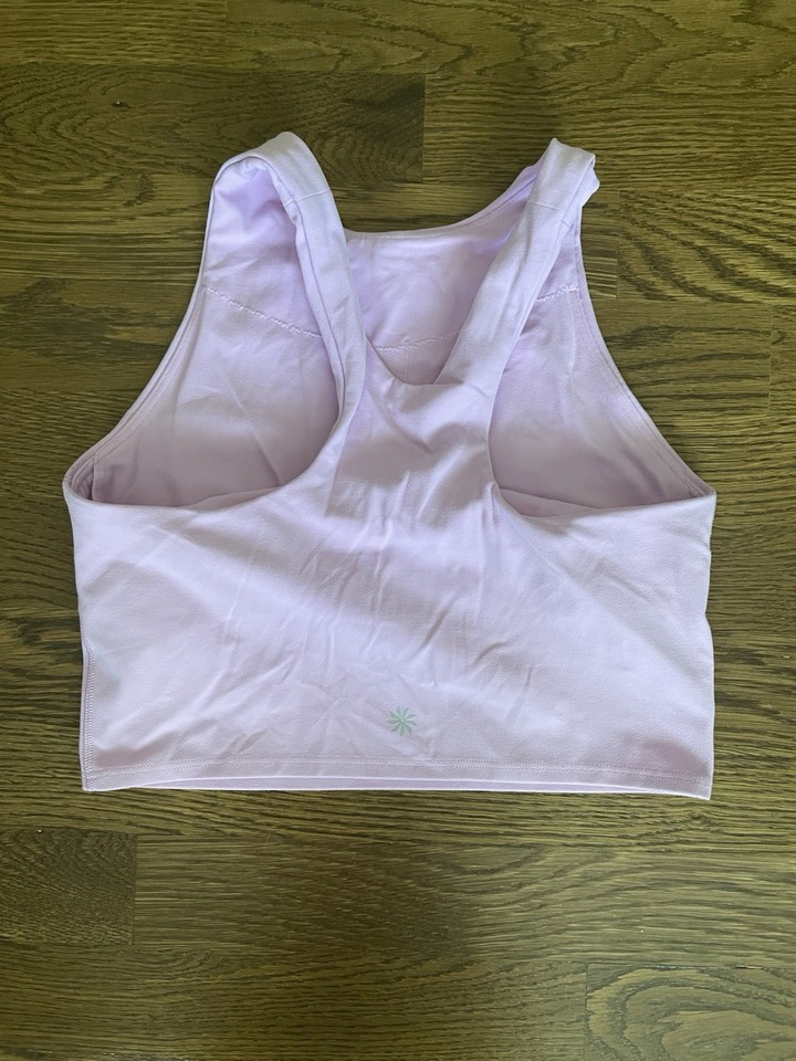 Athleta Conscious Crop Bra Size Extra Small XS Crop Top Pink | eBay