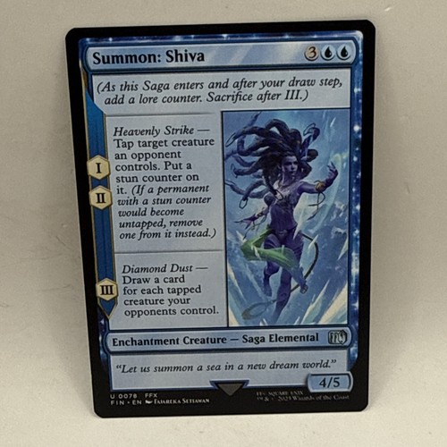 MTG - Summon: Shiva - Final Fantasy NM Magic The Gathering Card | eBay