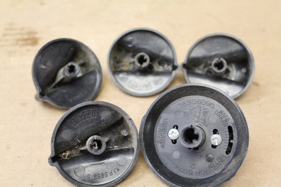 GE Range Control Knob Set W/ Wear- 4+1 Part # WB03K10035 WB03K10067 | eBay