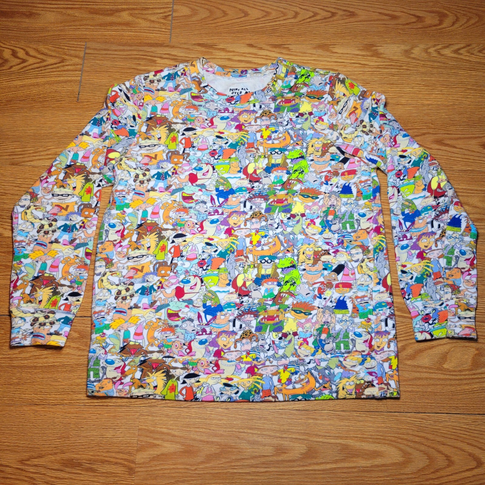 Print All Over Me Story + Nickelodeon 90s Sweatshirt … - Gem